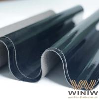 China High Resilience Microfiber Patent Faux Leather 0.8mm 2mm for sale