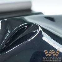 China High Resilience Microfiber Patent Faux Leather 0.8mm 2mm for sale