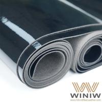 China 1.0mm Thickness Metallic Syn Patent Leather For Shoe Upper for sale