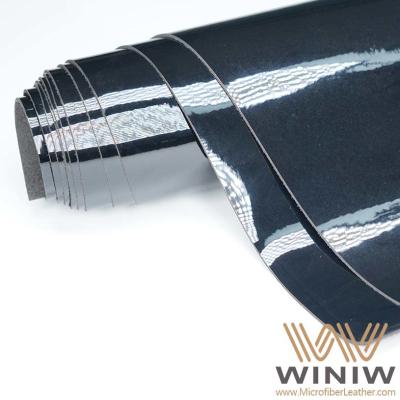 China Microfiber PU TPU 1.8 Mm Artificial Patent Leather for Shoes for sale