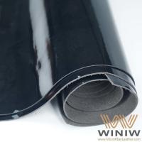 China Microfiber PU TPU 1.8 Mm Artificial Patent Leather for Shoes for sale