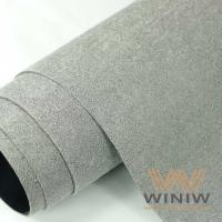 China EN20345 PU Microfiber Leather for Uniform Footwear for sale