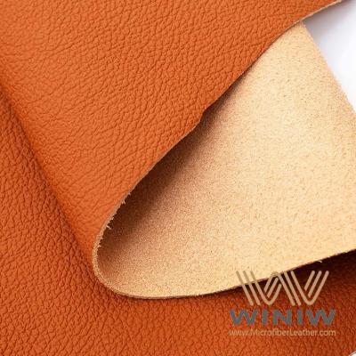 China Real Orange WINIW Microfiber leather for Automotive Seat Trims Wear Resisting for sale