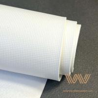 China Tight Fiber White Faux Microfiber Leather For Football for sale