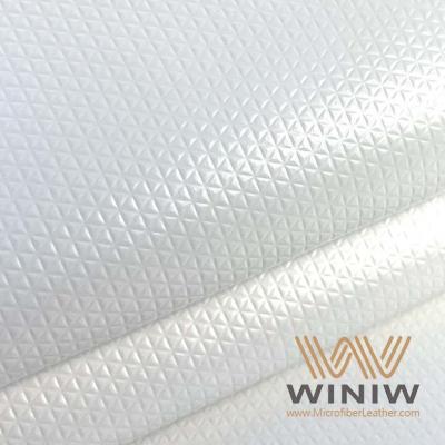 China Can Be Embossed White Synthetic Suede Leather For Football for sale