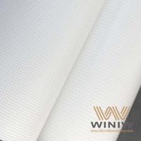 China Water-Resistant White Synthetic Suede Leather For Football for sale