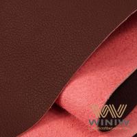 China Smooth Texture Synthetic Microfiber Leather For Bags for sale