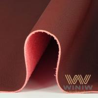 China Smooth Texture Synthetic Microfiber Leather For Bags for sale
