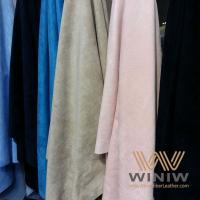 China Soft PU Leather Garment With Rich Color Durable And Stable Size for sale