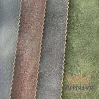 China Bright Appearance Synthetic Microfiber Leather For Garments for sale