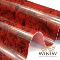 China Automotive Odorless Faux Two Tone Antique Pattern Leather With Long Lasting Use for sale