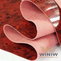 China Automotive Odorless Faux Two Tone Antique Pattern Leather With Long Lasting Use for sale