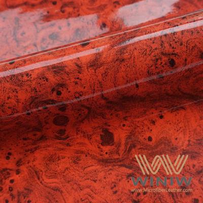 China Automotive Odorless Faux Two Tone Antique Pattern Leather With Long Lasting Use for sale