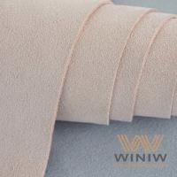 China Easy To Wash Soft Texture Suede Microfiber Leather For Shoes for sale