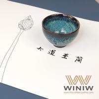China Fancy High End Faux Leather Mats For Tabletop Protection for sale