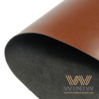 China Uniform Color And Texture Microfiber Synthetic Leather Fabric For Belts for sale