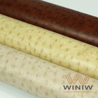 China Healthy Convenient Faux PU Microfiber Leather For Sofa Upholstery With Softness for sale