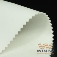 China Environmental Friendly White Solvent Free PU Fabric Upholstery Leather For Sofa Covers for sale