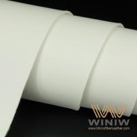 China Environmental Friendly White Solvent Free PU Fabric Upholstery Leather For Sofa Covers for sale