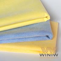 China Dirt Removing Artificial Microfiber Leather Fabric For Car Wiper With Softness for sale