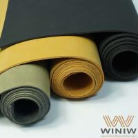 China Environmental Friendly Artificial Microfiber Nubuck Leather Material for sale