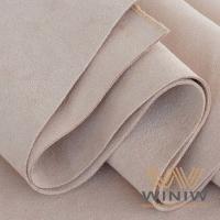 China Water-Resistant Shoe Lining Synthetic Leather Suede Fabric for sale