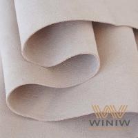China Water-Resistant Shoe Lining Synthetic Leather Suede Fabric for sale