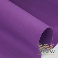 China No Fading Purple Color Shoe Lining Leather Microfiber Material for sale