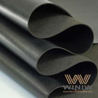 China Water-Repellent Finish Superior Flexibility Faux Microfiber PVC Leather For Shoes for sale
