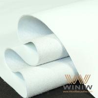 China Soft To The Touch Stain-Resistant faux Microfiber PU Leather Fabric For Shoes for sale