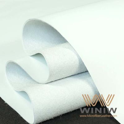 China Soft To The Touch Stain-Resistant faux Microfiber PU Leather Fabric For Shoes for sale