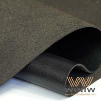 China Soft To The Touch Stain-Resistant faux Microfiber PU Leather Fabric For Shoes for sale