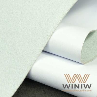 China Hypoallergenic And Comfortable synthetic Microfiber PU Leather Fabric For Shoes for sale