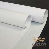 China Premium Quality Black Synthetic Microfiber PVC Leather Material For Shoes for sale