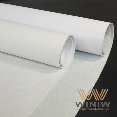 China Premium Quality Black Synthetic Microfiber PVC Leather Material For Shoes for sale