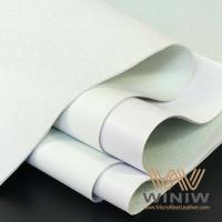 China Lightweight And Flexible artificial Microfiber PVC Leather Material For Shoes for sale
