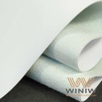 China Luxurious Feel Non-Toxic And Safe Faux Microfiber Leather PU Material For Shoes for sale