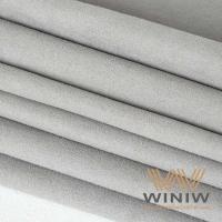 China Good Acid And Corrosion Resistance PU Leather For Shoe Lining Suede Fabric for sale