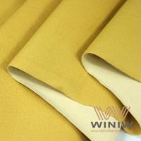 China Lightweight And Tender PU Shoe Leather Faux Lining Material  in WINIW'S Factory for sale