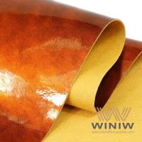 China Upper Material Recycled PU Leather For Shoes With A Long Using Life for sale