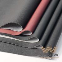 China Durable And Comfortable Artificial Microfiber Automotive Faux PU Leather Upholstery for sale