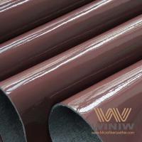 China Unfadable Faux Microfiber Leather PU Upper Material To Make Shoes for sale