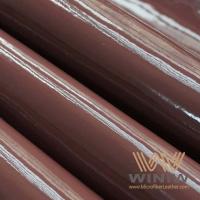 China Unfadable Faux Microfiber Leather PU Upper Material To Make Shoes for sale
