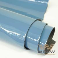China Tightly Glued PU Syn Microfiber Leather Upper Material For Shoes Making Industry for sale