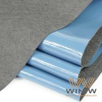 China Tightly Glued PU Syn Microfiber Leather Upper Material For Shoes Making Industry for sale