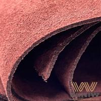 China Chocolate Color Faux Suede Microfiber Leather for Horse Saddles for sale