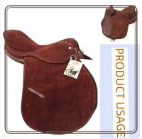 China Good Elastic Faux Microfiber Suede Leather For Horse Saddles for sale