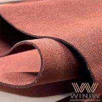 China 1.4mm Microfiber Suede Leather Fabric for Western Saddles for sale