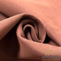 China Elastic Artificial Suede Microfiber Leather For Horse Saddles for sale