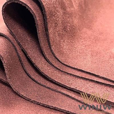 China Elastic Artificial Suede Microfiber Leather For Horse Saddles for sale